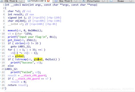 Buuctf 逆向 Xorbuuctf Xor Csdn博客