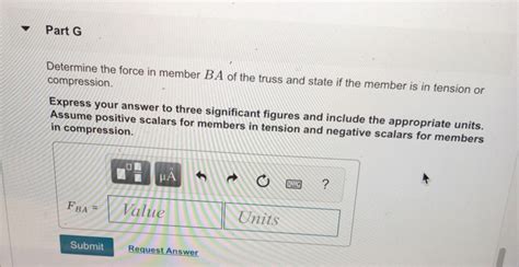 Solved Problem 6 7 4 Of 12 Part A Determine The Force In
