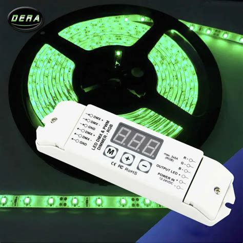 DMX Decoder Channel RGB DMX Decoder For RGB LED Lights DMX LED Driver DC V DC V Input