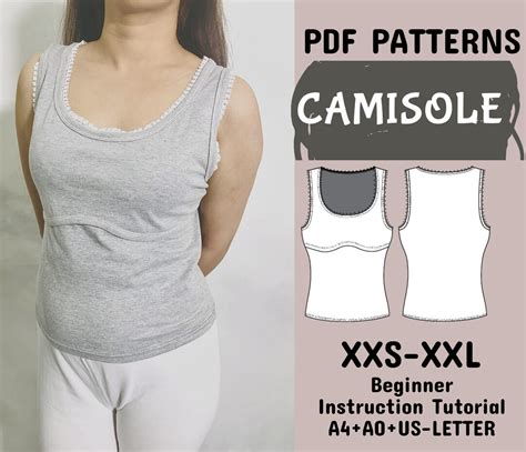 Camisole Sewing Patterns Camisole For Womens Crop Top Patterns Comfy