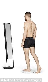 Naked Smart Mirror Scans Your Entire Body To Track Your Figure Daily Mail Online