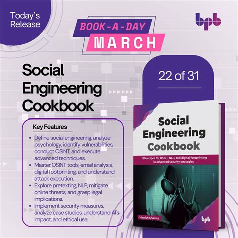socialengineering cybersecurity osint infosec ethicalhacking… bpb
