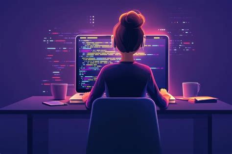 Woman Sits At Table Writing Premium Ai Generated Image