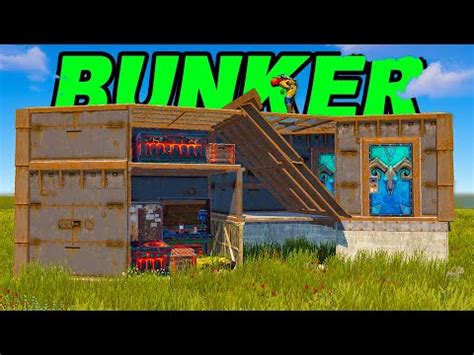RUST DOUBLE ROOF BUNKER SOLO BASE DESIGN YouTube