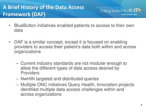 Ppt Data Access Framework Daf Kickoff 7162013 Powerpoint