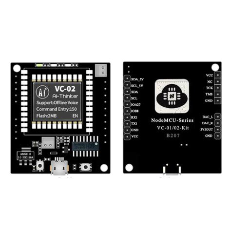 Ai Thinker Nodemcu Vc 02 Kit Offline Speech Recognition Module Robotshop