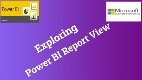 Power Bi Tutorial Power Bi Exploring Report View Nityacloudtech Youtube