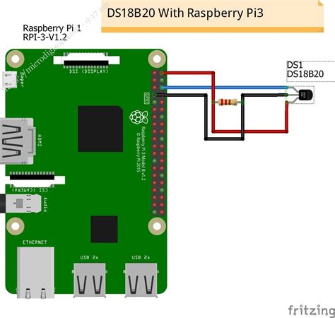 Interfacing DS B Temperature Sensor With Raspberry Pi