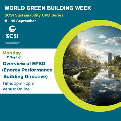 World Green Building Week Overview Of Epbd Energy Performance Building Directive Society Of