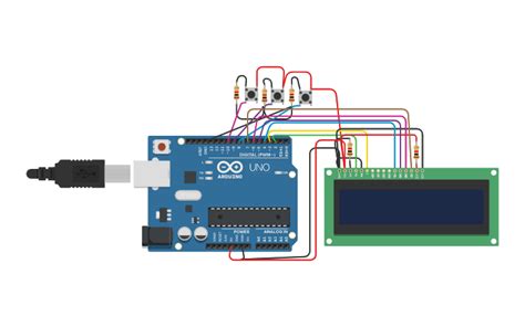 Circuit Design Timer With Lcd Tinkercad
