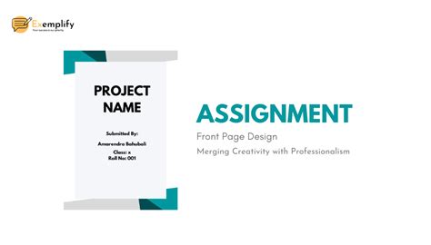 Assignment Front Page Design