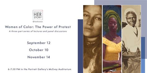 Women Of Color The Power Of Protest Panel Series 2 3 October 10