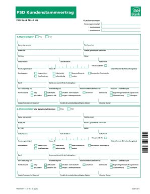 Fillable Online Psd Nord Stra E Nr Fax Email Print Pdffiller