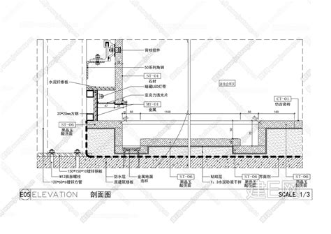 淋浴间排水槽节点 Cad施工图施工图下载 施工图淋浴间排水槽节点 Cad施工图下载 施工图淋浴间排水槽节点 Cad施工图免费下载 建e室内设计网