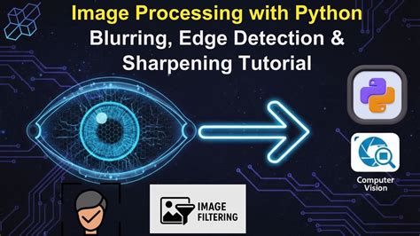 Image Processing With Python Blurring Edge Detection And Sharpening