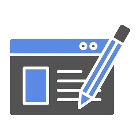 Premium Vector Copywriting Icon Style