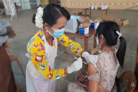 ကျောက်ပန်းတောင်းမြို့နယ်တွင် ကိုဗစ် ၁၉ ရောဂါကာကွယ်ဆေးများကို အသက်အုပ