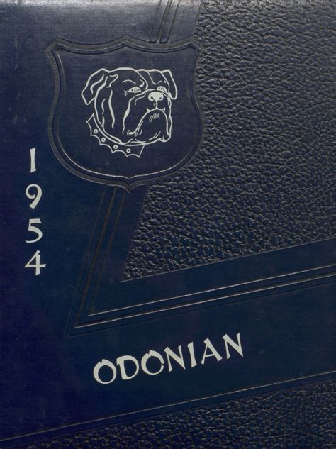 1954 Yearbook From Odon High School From Odon Indiana For Sale