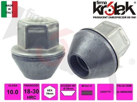 Nakretki Do Felg Oem Ford S 144 A M12x15 Posz 19 Bimecc