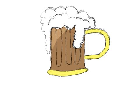 Root Beer Float Coloring Page