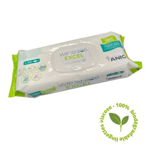 Lingettes Desinfectantes Wipanios Excel X100 La Vitrine Médicale 974