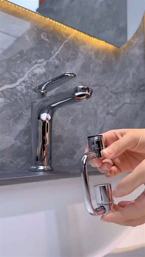 2 Pack Dual Function 2 Flow Sprayer Faucet Head 720 Degree Swivel Faucet Aerator Large Angle