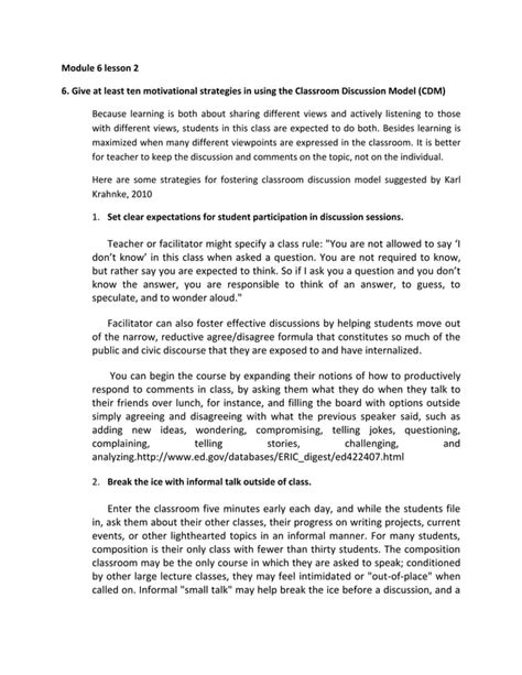 Module 6 Lesson 2 Docx