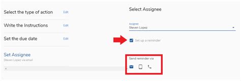 assign transaction task reminders to team members liondesk