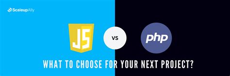 Php Vs Javascript What To Choose For Your Next Project
