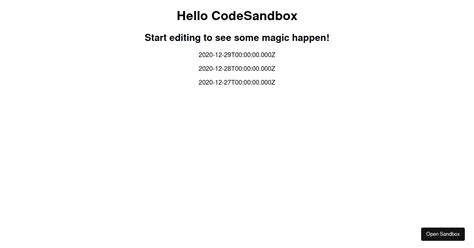 Convert Time Codesandbox