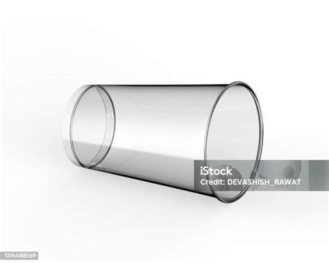 브랜딩을 위한 빈 투명 프로모션 컵 격리된 흰색 배경의 모형 템플릿 3d 일러스트레이션 0명에 대한 스톡 사진 및 기타 이미지 0명 3차원 형태 공란 Istock