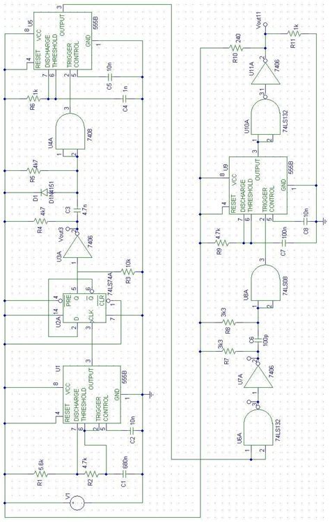 Schematic Of The Generator Of The Control Signal In PSpice Download Scientific Diagram