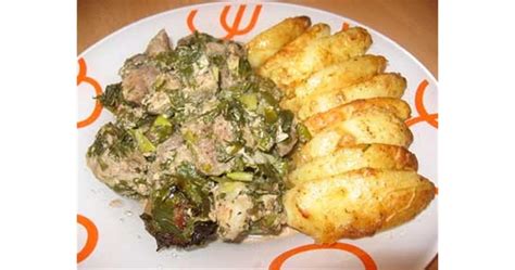 Свинско със зелен лук и пресни картофи Български Фермер