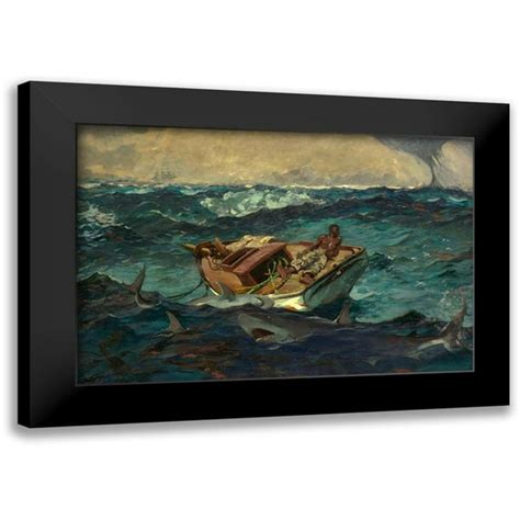 Homer Winslow 14x11 Black Modern Framed Museum Art Print Titled The