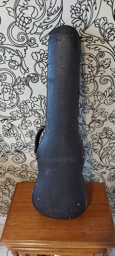 Калъв за цигулка Музикални инструменти Русе Стар дървен калъв за