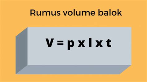 Rumus Volume Balok Dan Contoh Soalnya Sangat Mudah