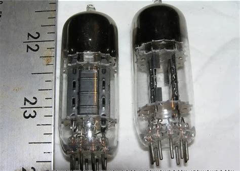 1 Pc Raytheon 6829 Black Plate Dual Triode Reverb
