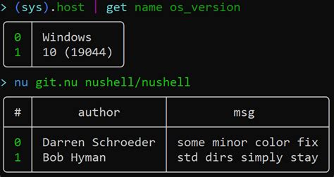 Writing Shell Scripts In Nushell Jiri Pospisil