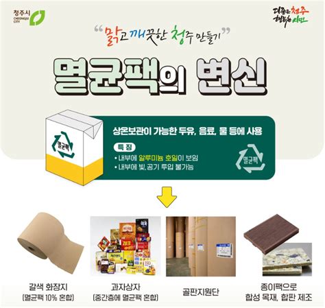 종이팩 분리배출 잘해주세요~ 네이버 포스트