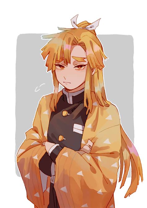 Agatsuma Zenitsu Kimetsu No Yaiba Drawn By Mogutofuoes Danbooru