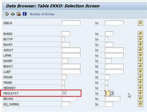 Solved Identifying Rejected Po Sap Community