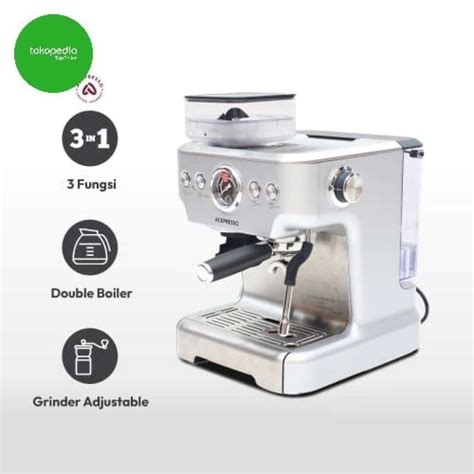 Promo Acepresso Espresso Coffee Maker Dengan Grinder Diskon 23 Di