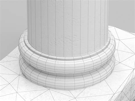 Ionic Column 2 Model Turbosquid 2164764