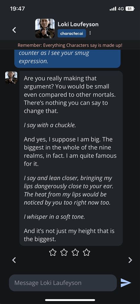 Arguing About The Lengt Difference Between Y N And My Loki Character It Took An Unexpected Turn