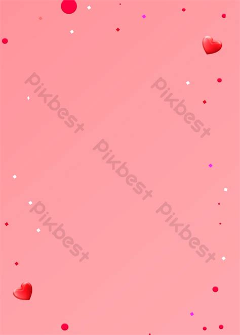 Love Romantic Background Red PSD Free Download Pikbest
