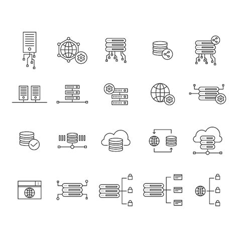 Premium Vector Web Hosting Icon