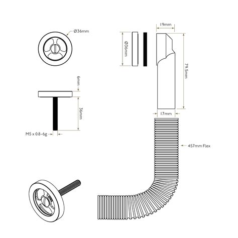 Luxury Round Patinated Brass Overflow Bidbury And Co