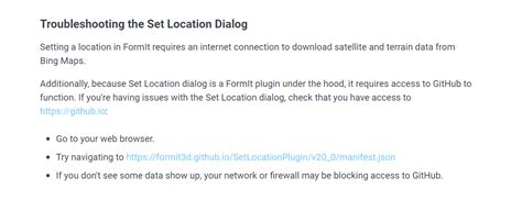 Unable To Open Set Location Dilogue Attempting Retry Formit Issue Autodesk Community
