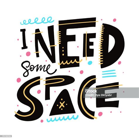 공백 문구가 필요합니다 현대 서예 동기 부여 문자 손으로 그린 벡터 그림입니다 0명에 대한 스톡 벡터 아트 및 기타 이미지 0명 귀여운 달 하늘 Istock