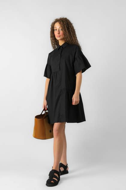 Літня сукня Oona з гудзиками чорний S 533 0201 Брендовий одяг Rozetka